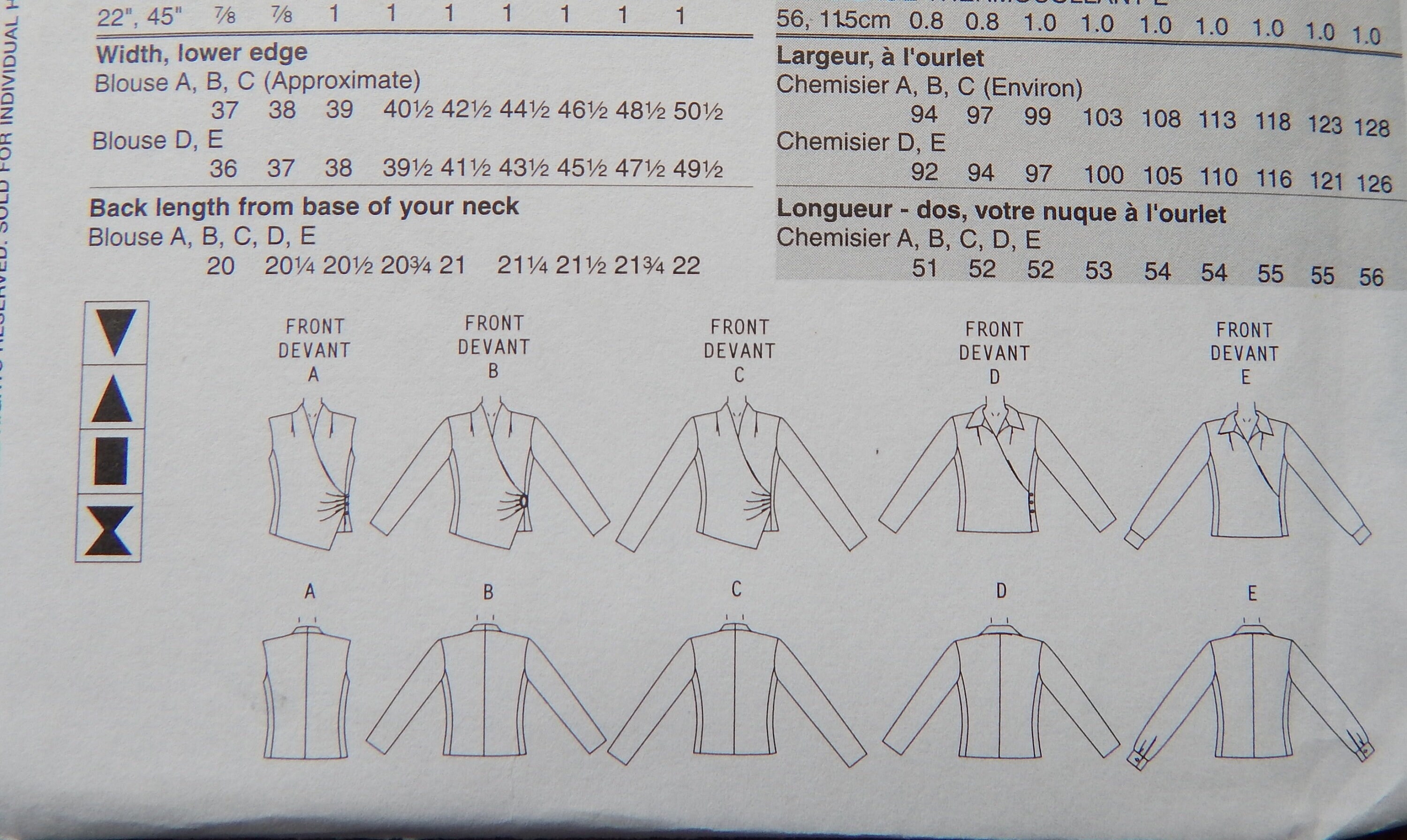 Easy Wrapped Front Blouse Sewing Pattern Side Closure - Etsy