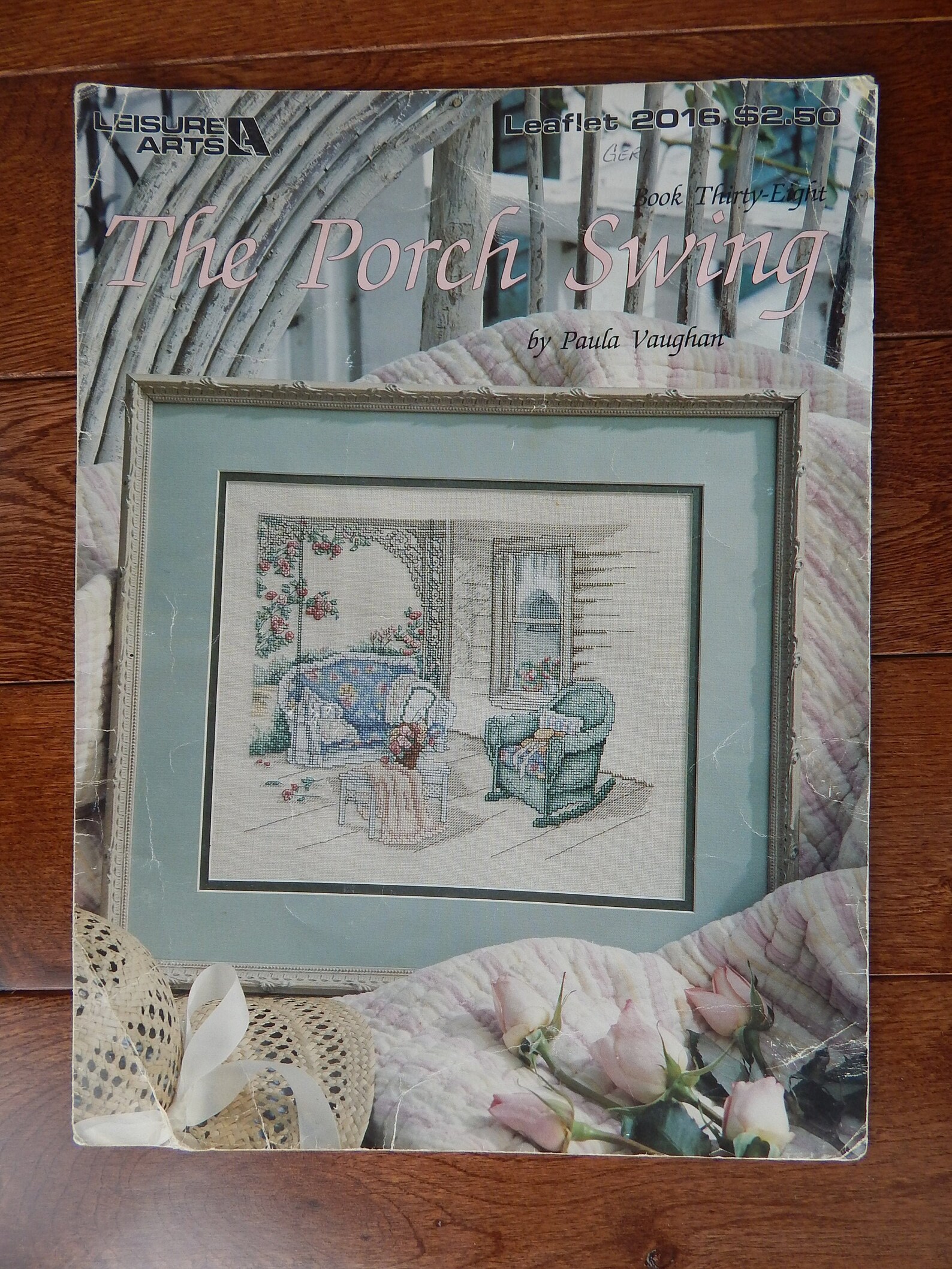 Paula Vaughan Cross Stitch Pattern The Porch Swing Counted Etsy