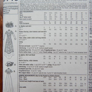 Historic Gown Sewing Pattern Simplicity 9716 Patti Wagnerd Miller ...