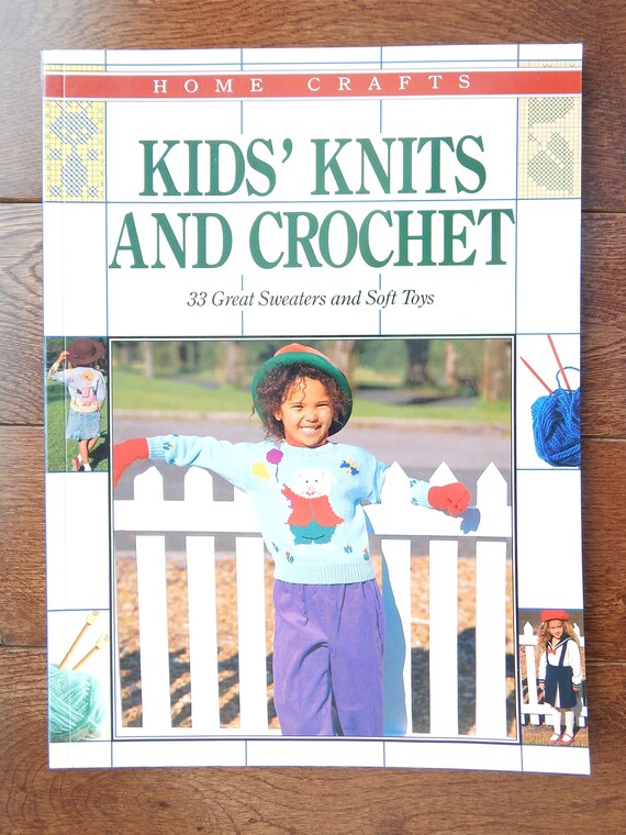 33 Great Sweaters and Soft Toys Pattern Book Kids' Knits - Etsy Canada