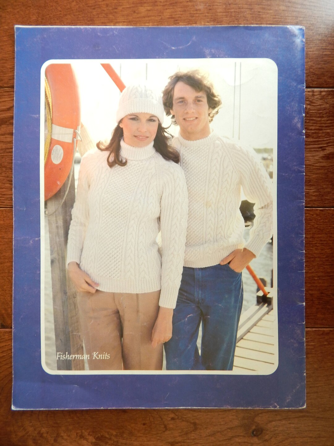Cardigan Pullover Sweaters Knitting Pattern Book Aran Knits for Family ...