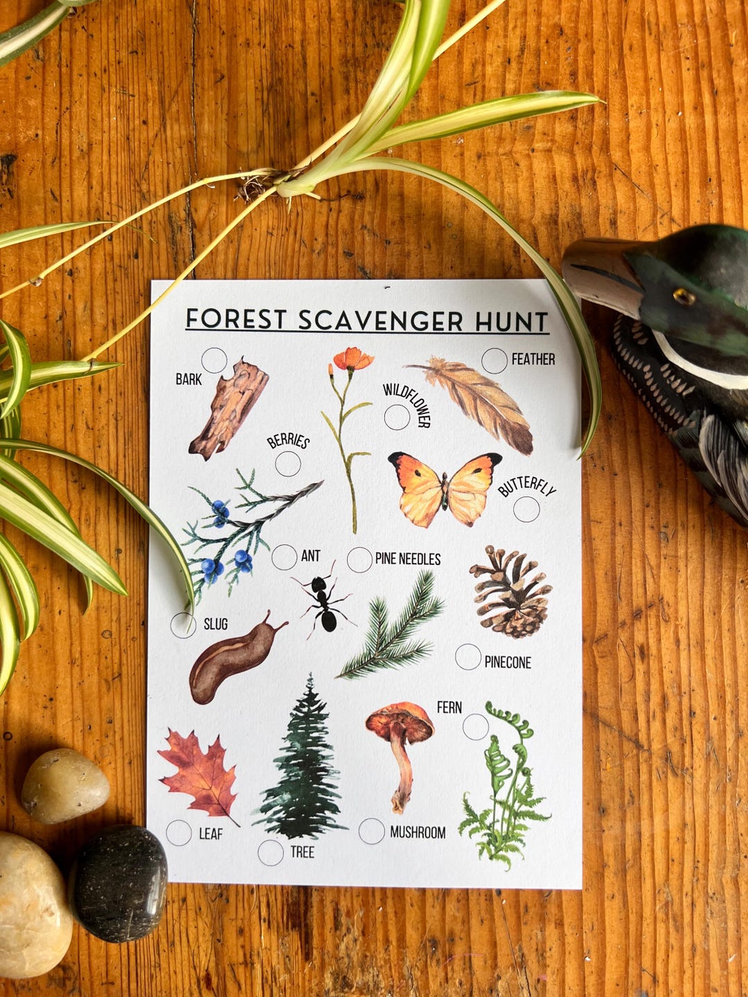 Forest Scavenger Hunt, Kids Game, Autumn Game, Party Games, Kids ...