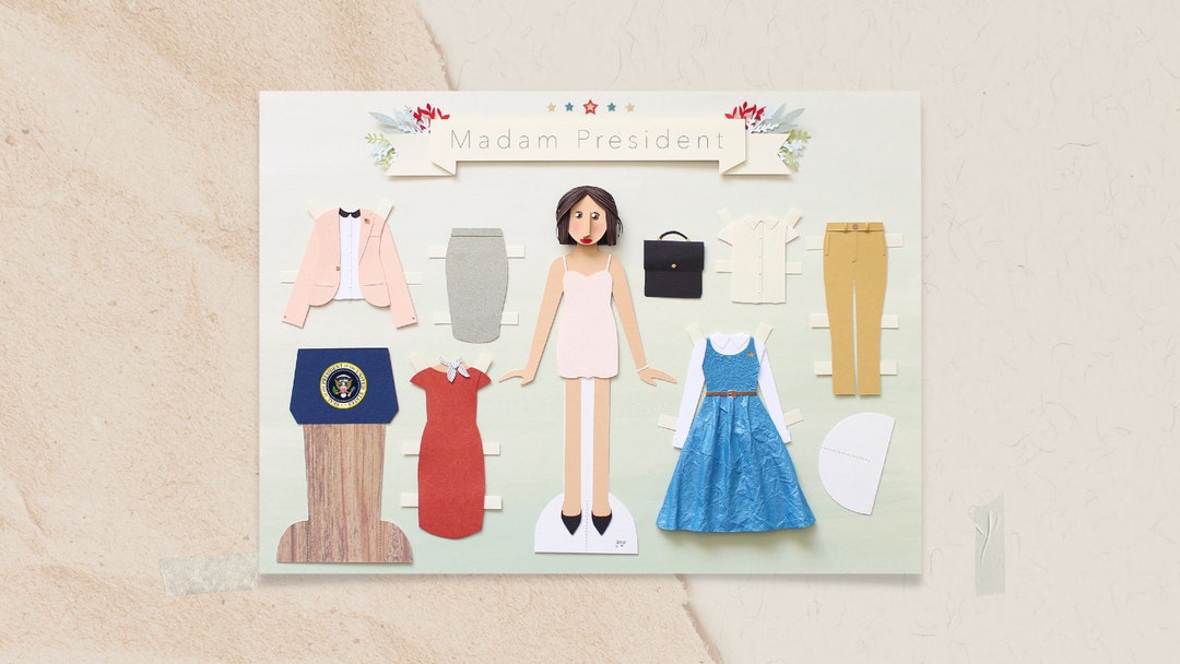 President Paper Doll, Instant Download, Printable Activity Craft - Etsy