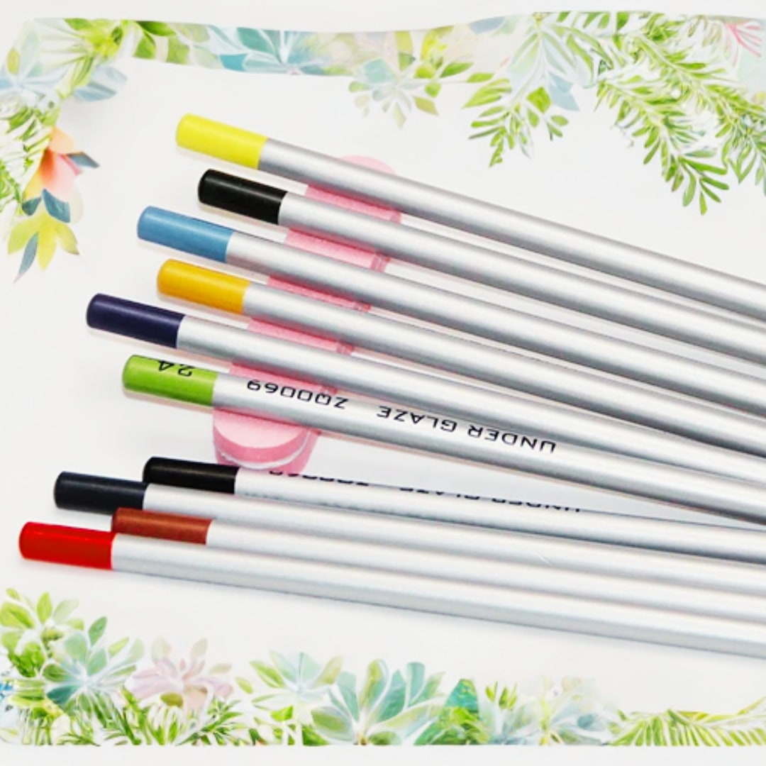 Ceramic Underglaze Color Pencils: 10-color Pottery DIY Set - Etsy