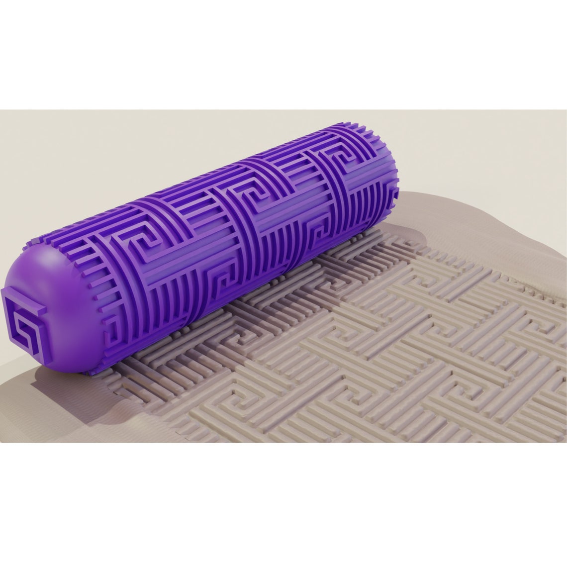 Clay Texture Roll + Stamp - Labyrinth - Etsy