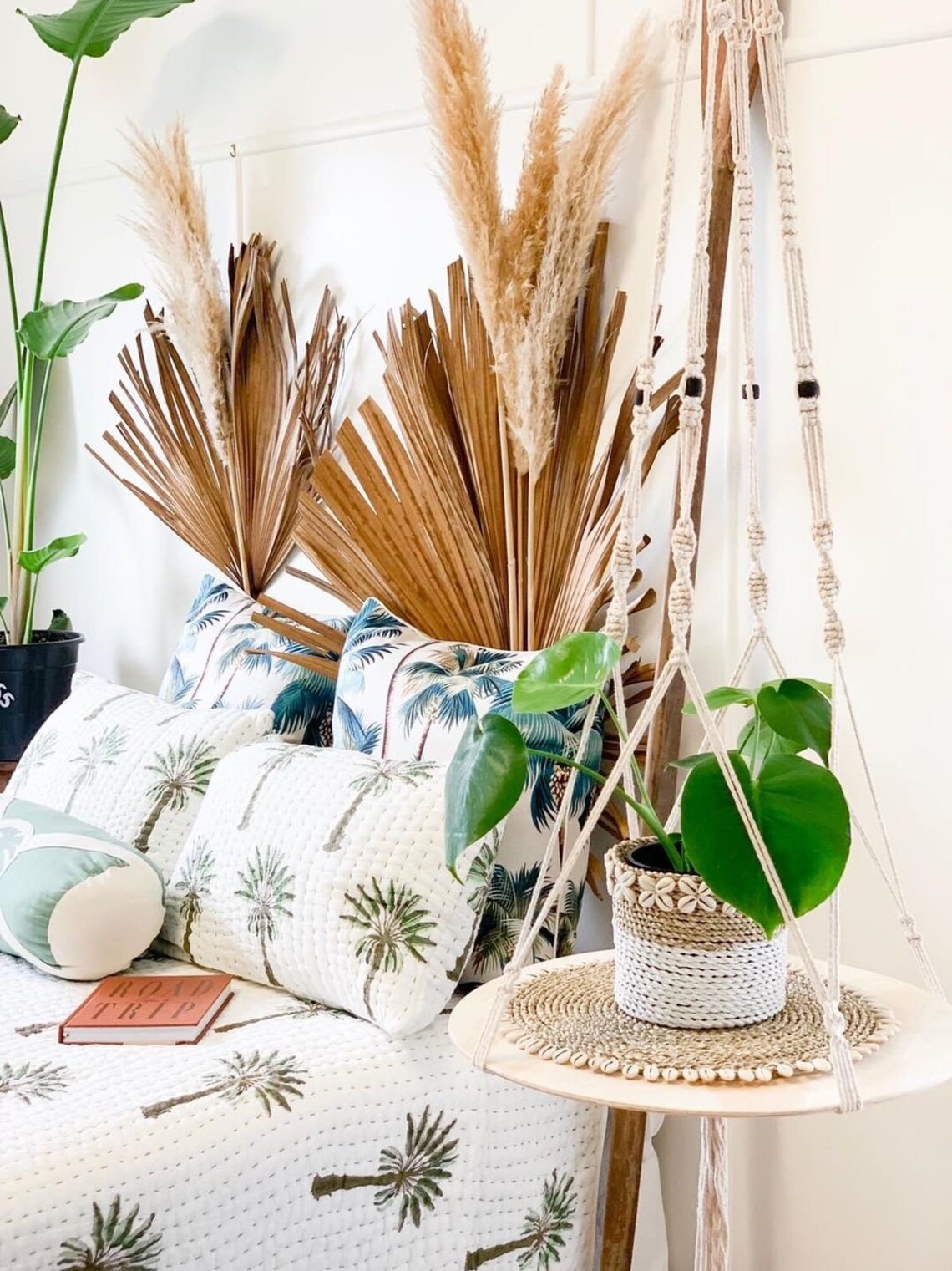 DIY MACRAME PATTERN - Large Plant Hanger/side Table - Etsy