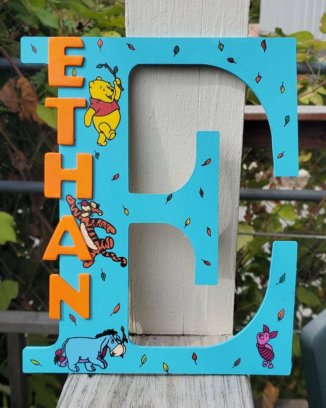 Custom Painted Character Letters - Etsy