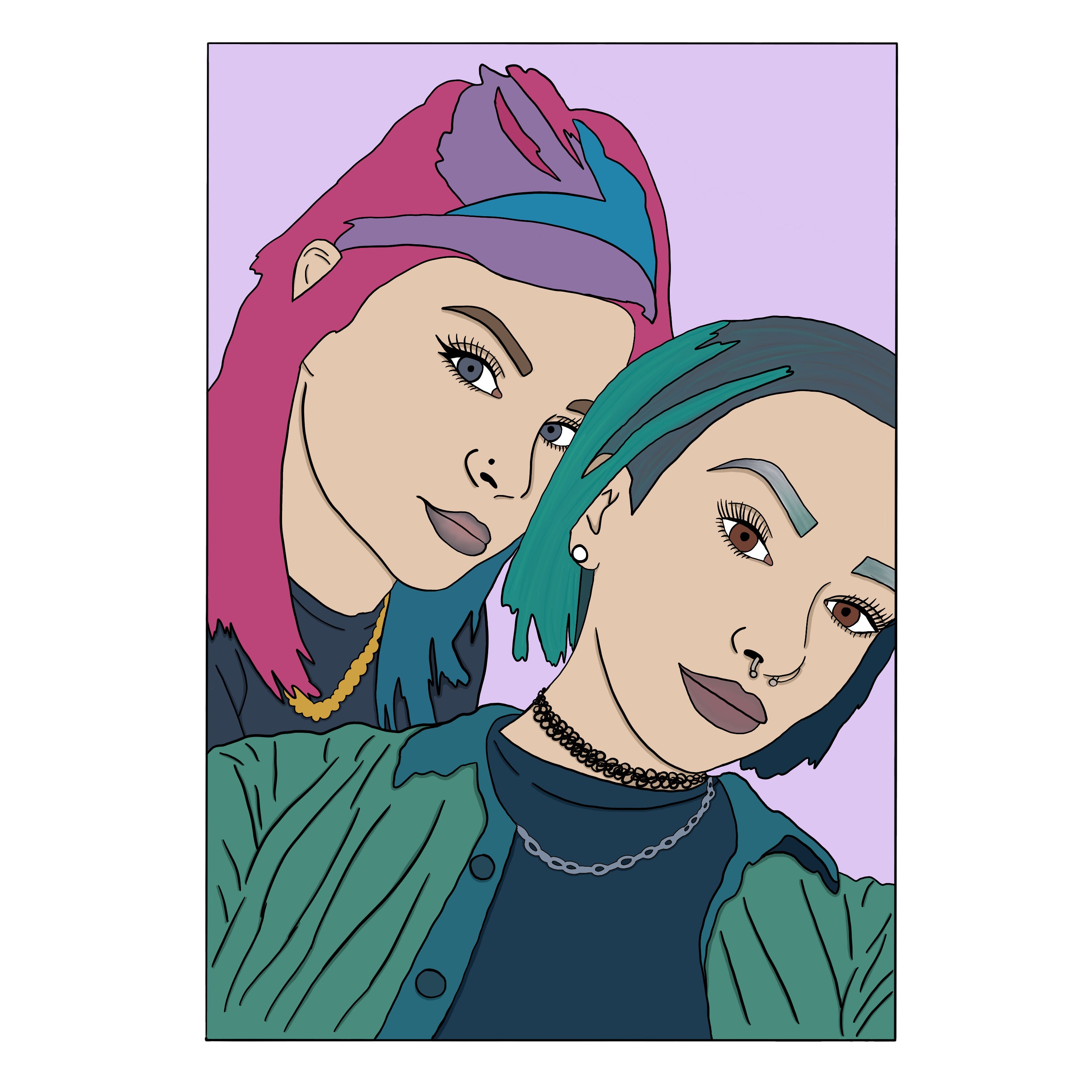 Custom Digital Art Portraits - Etsy