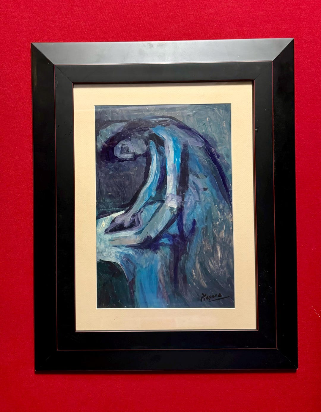 Pablo Picasso Drawing Women Ironing Blue Perio Cubism Monet Van Gogh ...
