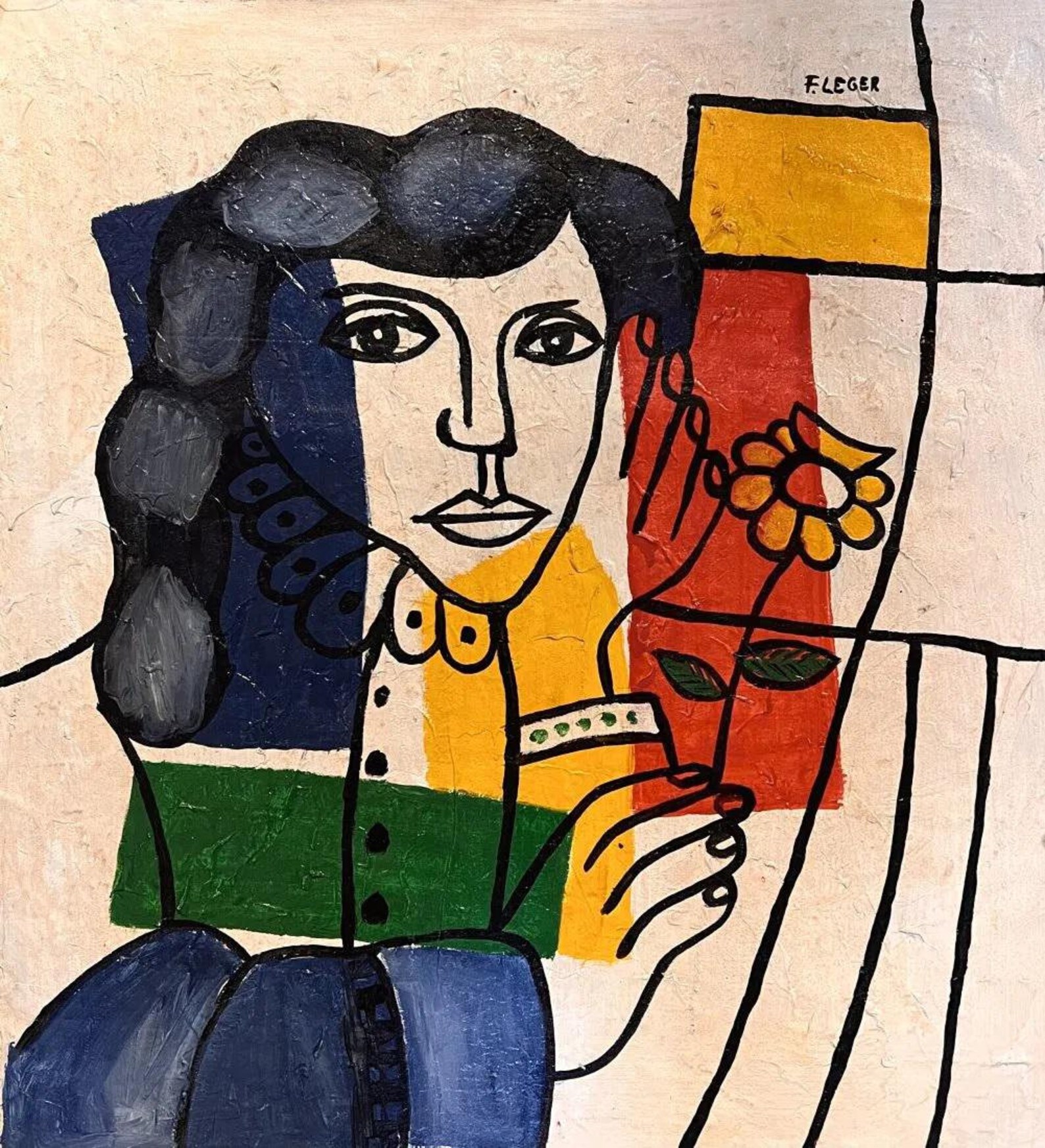 Fernand Ledger Cubism Pop Art Women Portrait Era of Picasso Matisse ...