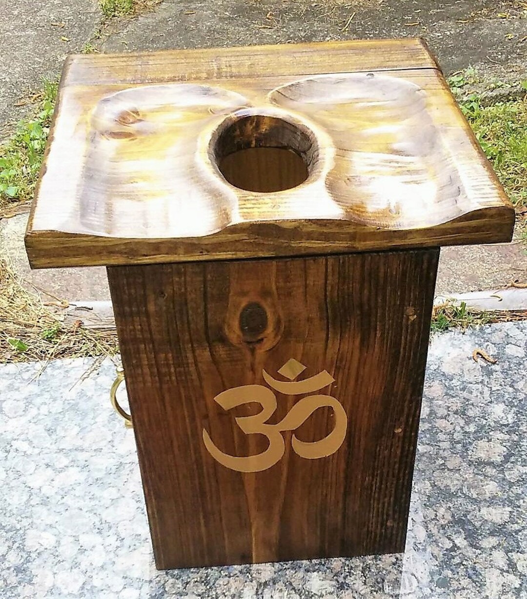 Yoni Steam Stool With Symbol - V-steam (custom Made) - Etsy