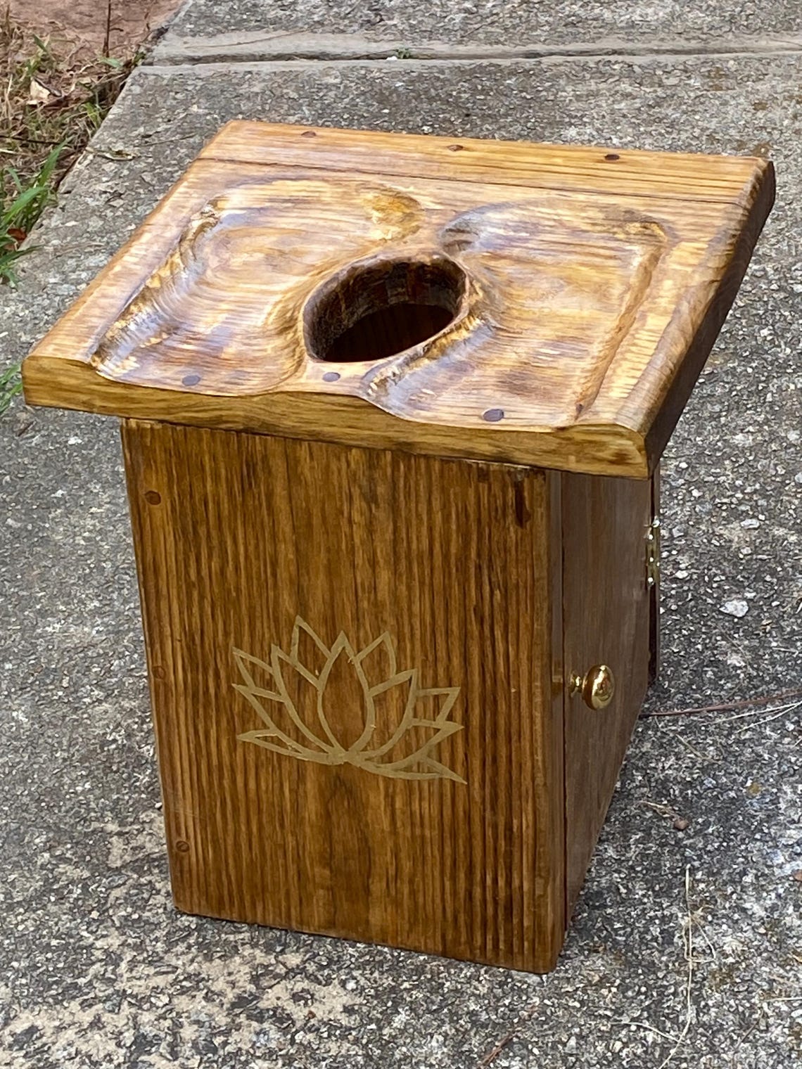 Yoni Steam Stool With Symbol - V-steam (custom Made) - Etsy