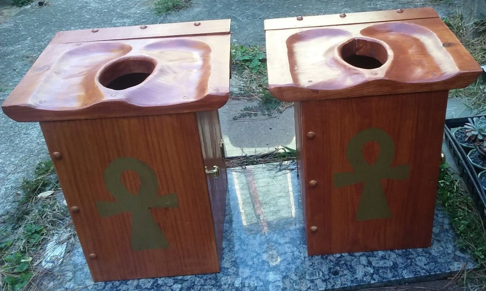 Yoni Steam Stool With Symbol - V-steam (custom Made) - Etsy