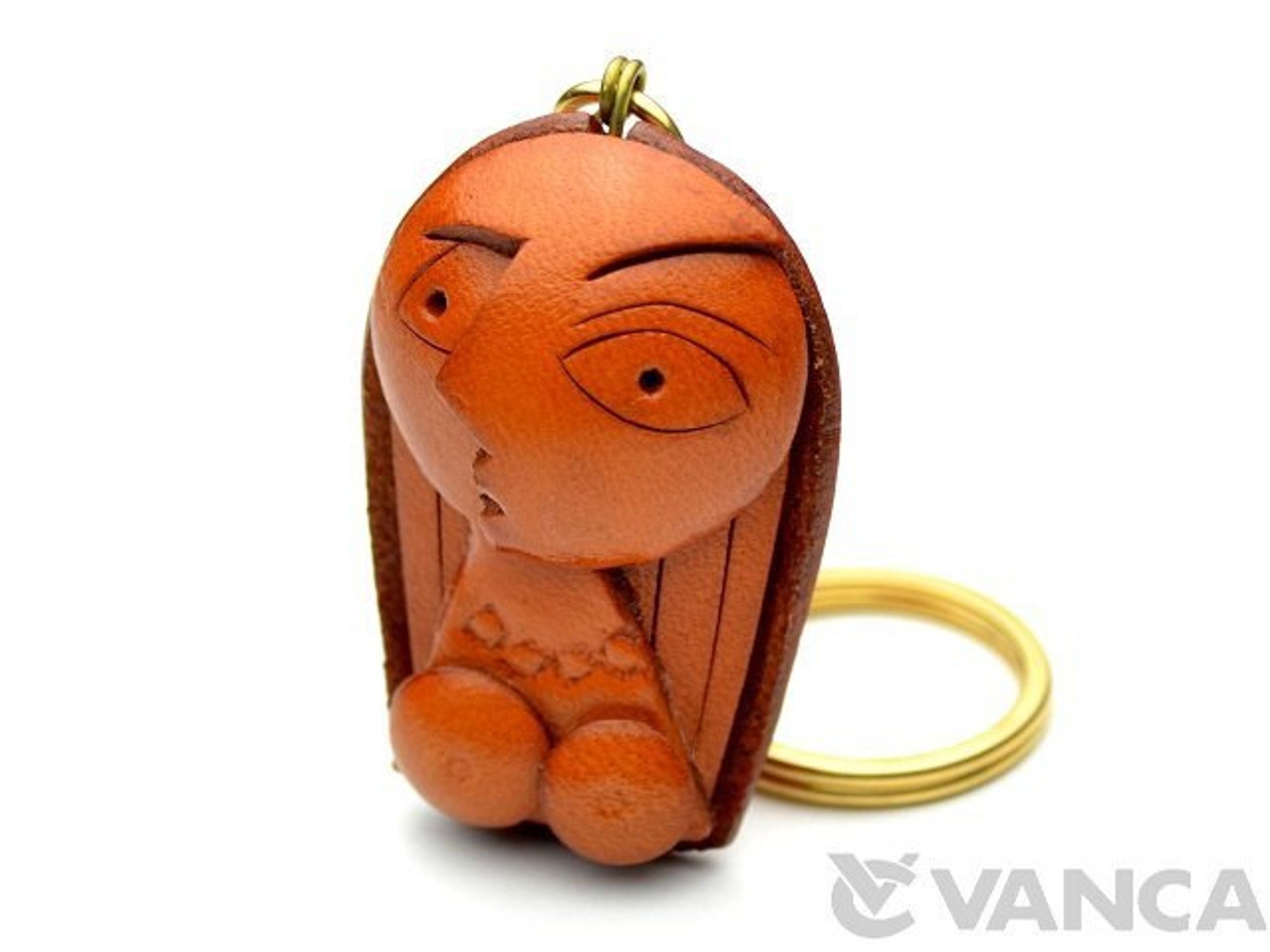 A Woman 3D Leather Keychain(l) *VANCA* Made in Japan #56802 - Etsy