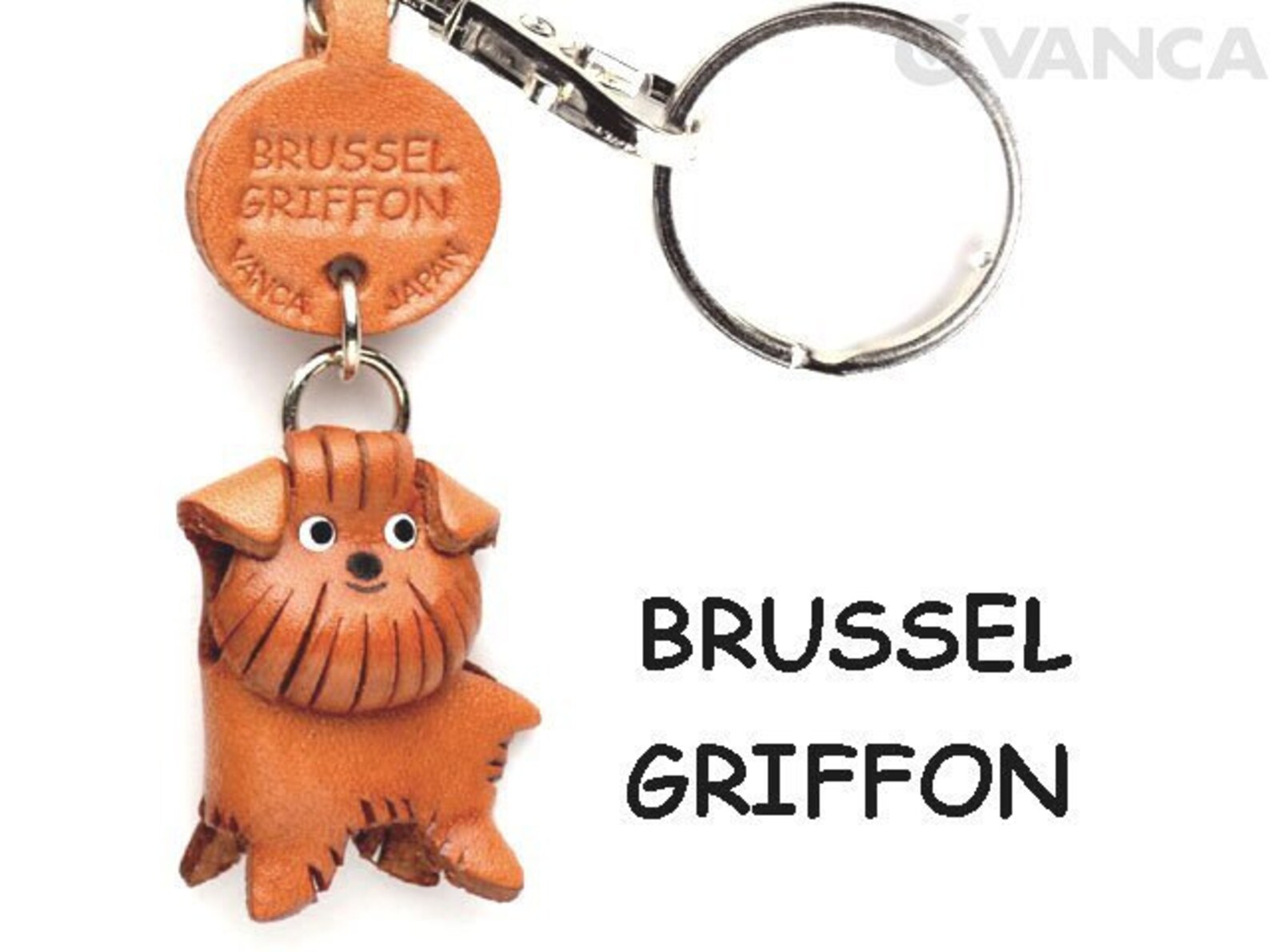Brussels Griffon 3D Leather Dog Keychain Keyring Purse Charm - Etsy