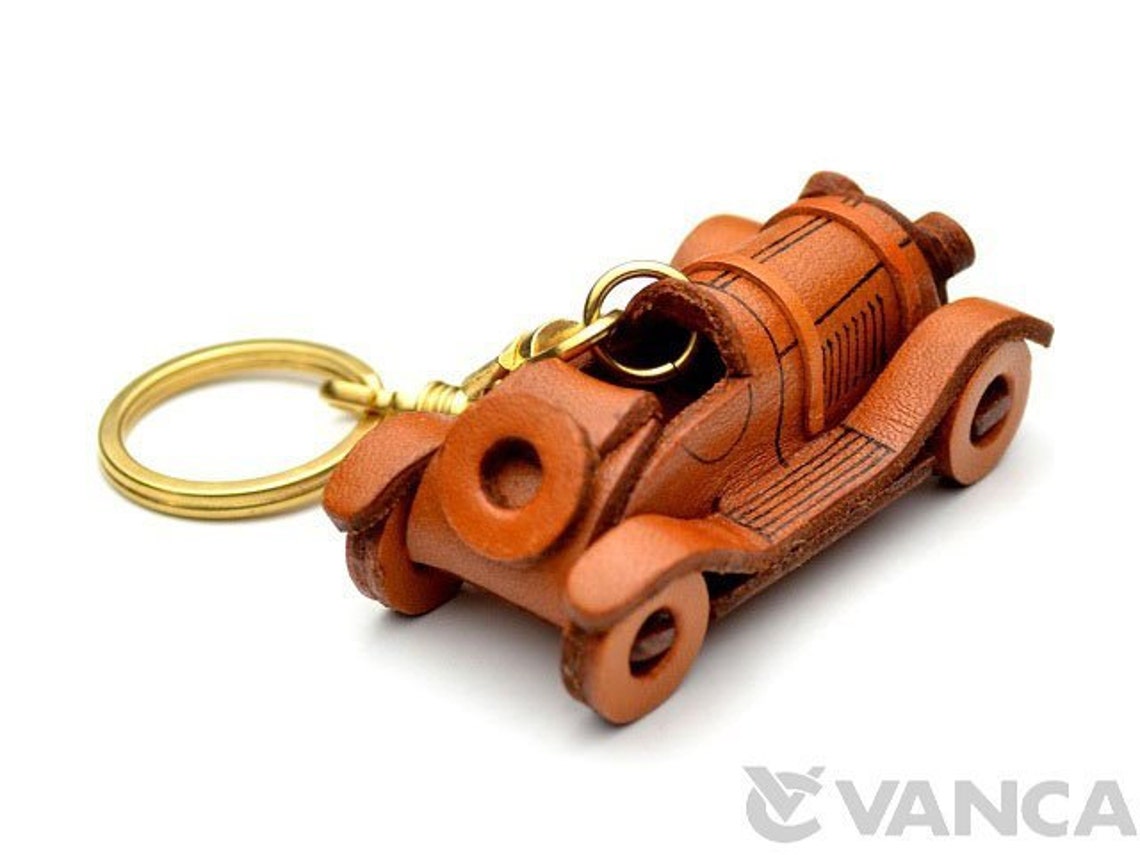 Classic Sports Car 3D Leather Keychainl VANCA Made in - Etsy