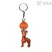 Whippet 3D Leather Dog Keychain Keyring Purse Charm Zipper Pull ...
