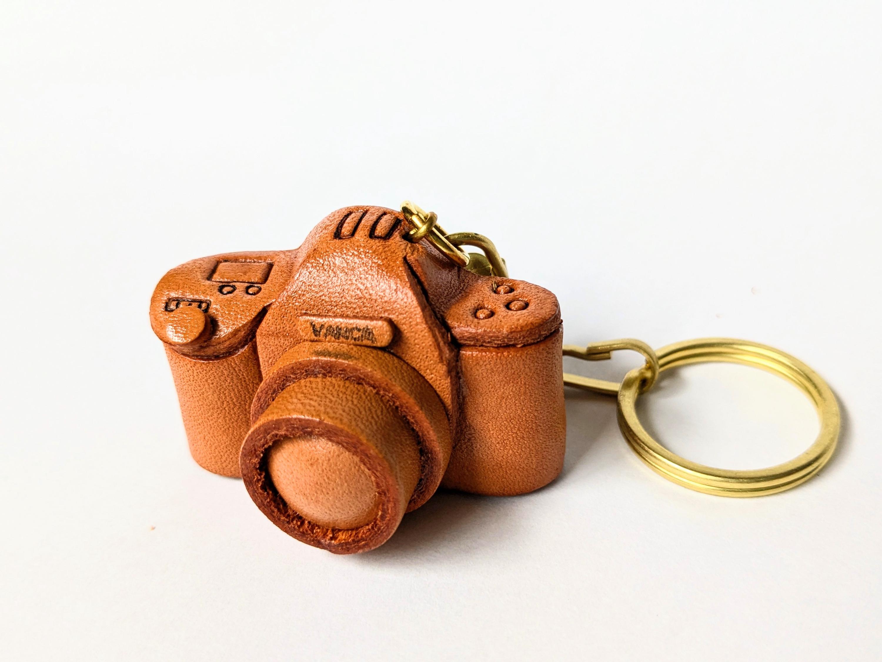 Camera 3D Leather Keychain(l) *VANCA* Made in Japan #56111 - Etsy
