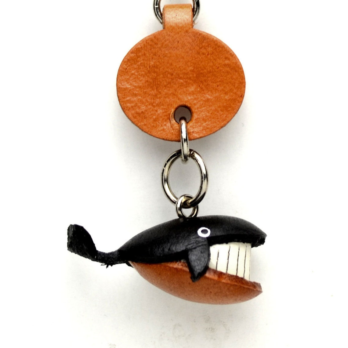Whale 3D Leather Fish/sea Animal Keychain Keyring Purse Charm | Etsy