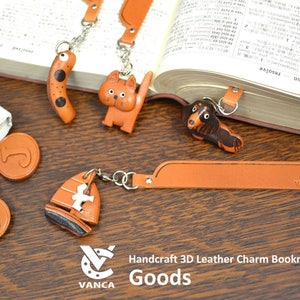 Rugby Ball/american Football Leather Charm Bookmark/bookmarks ...