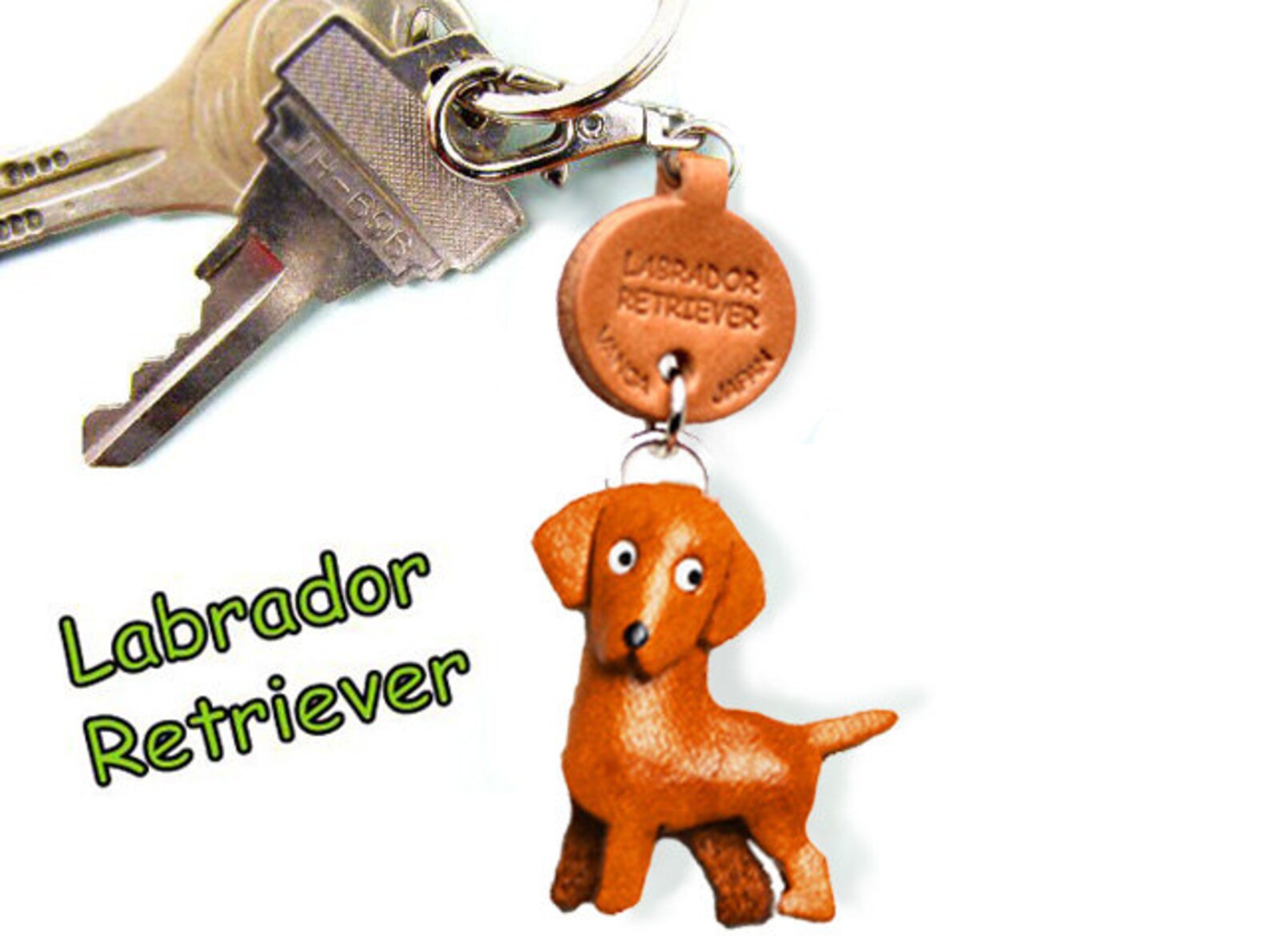 Labrador Retriever 3D Leather Dog Keychain Keyring Purse Charm | Etsy