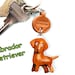 Labrador Retriever 3D Leather Dog Keychain Keyring Purse Charm Zipper ...