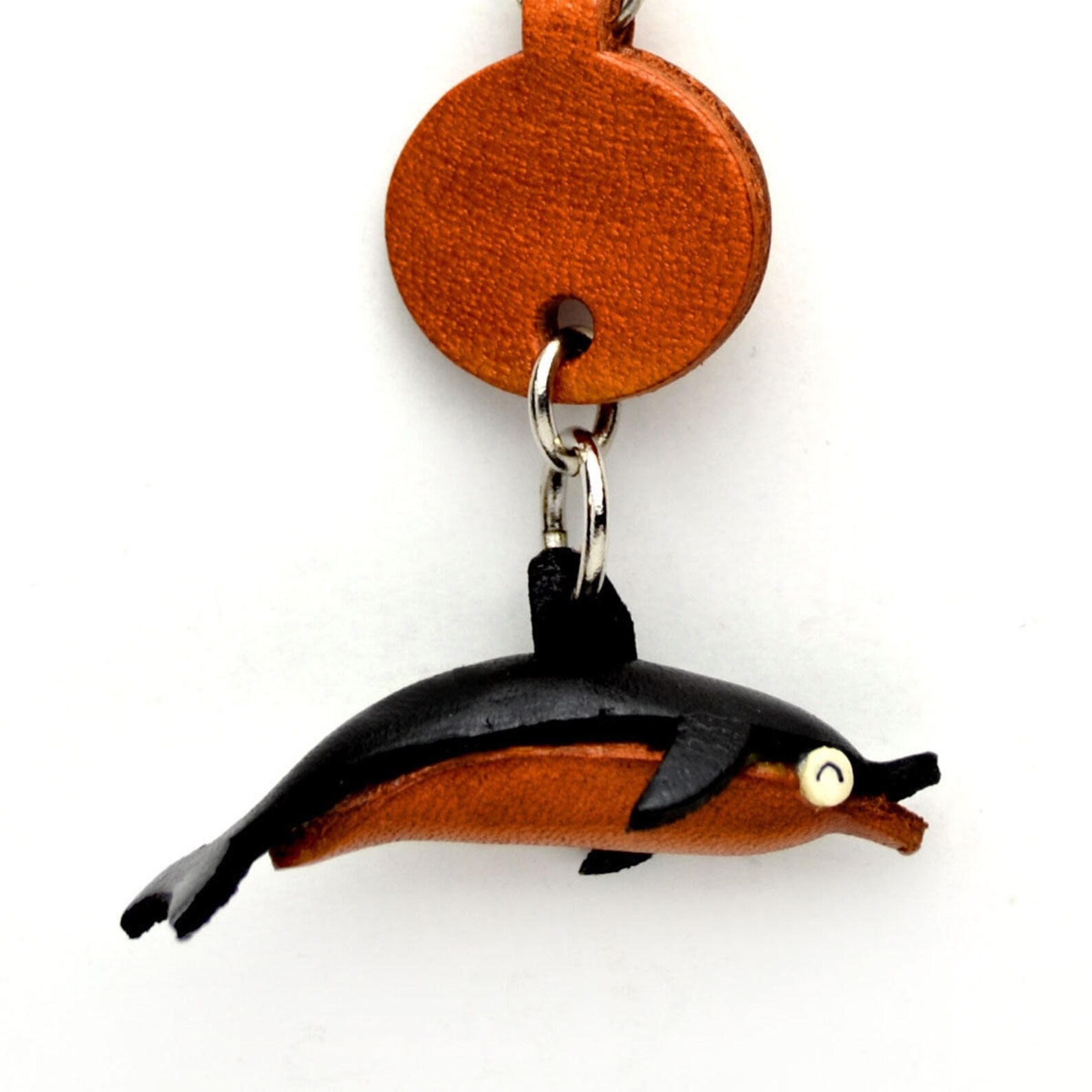 Dolphin 3D Leather Fish/sea Animal Keychain Keyring Purse | Etsy