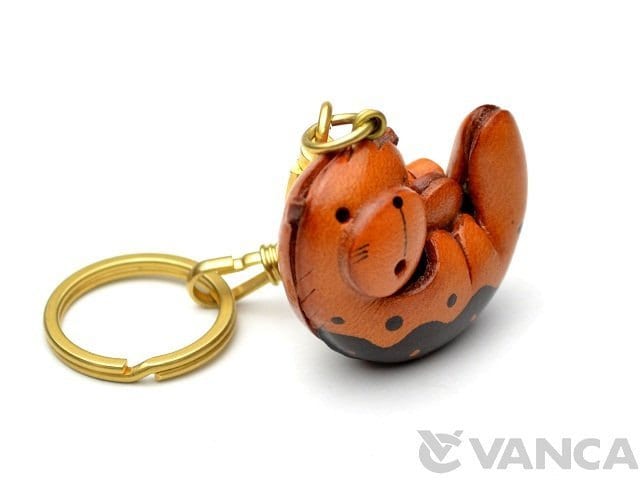 Sea-otter 3D Leather Keychainl VANCA Made in Japan 56176 - Etsy