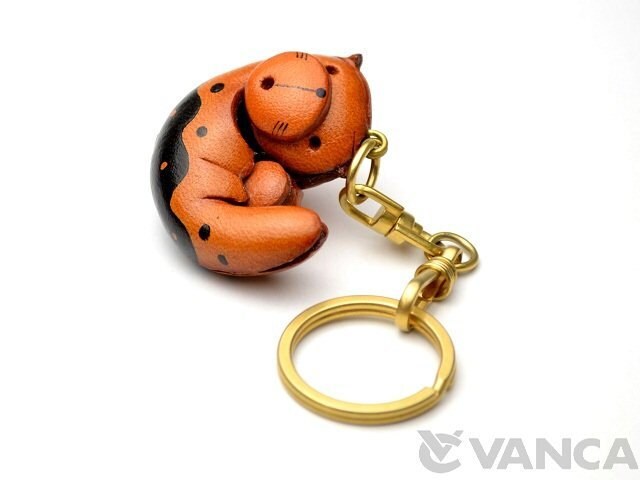 Sea-otter 3D Leather Keychainl VANCA Made in Japan 56176 - Etsy