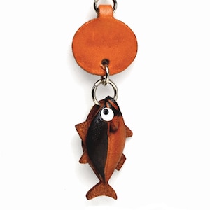 Tuna 3D Leather Fish/sea Animal Keychain Keyring Purse Charm Zipper ...