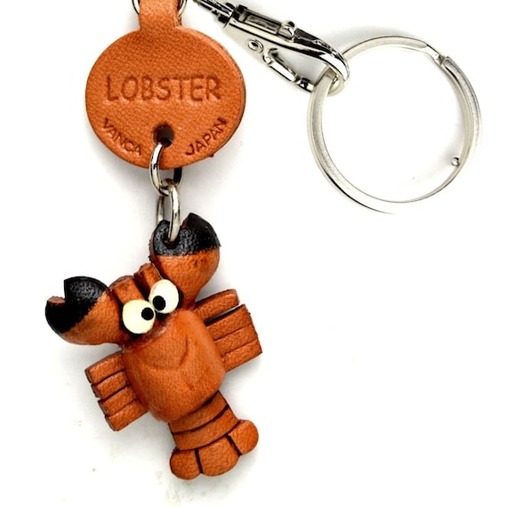 Lobster 3D Leather Fish/sea Animal Keychain Keyring Purse | Etsy