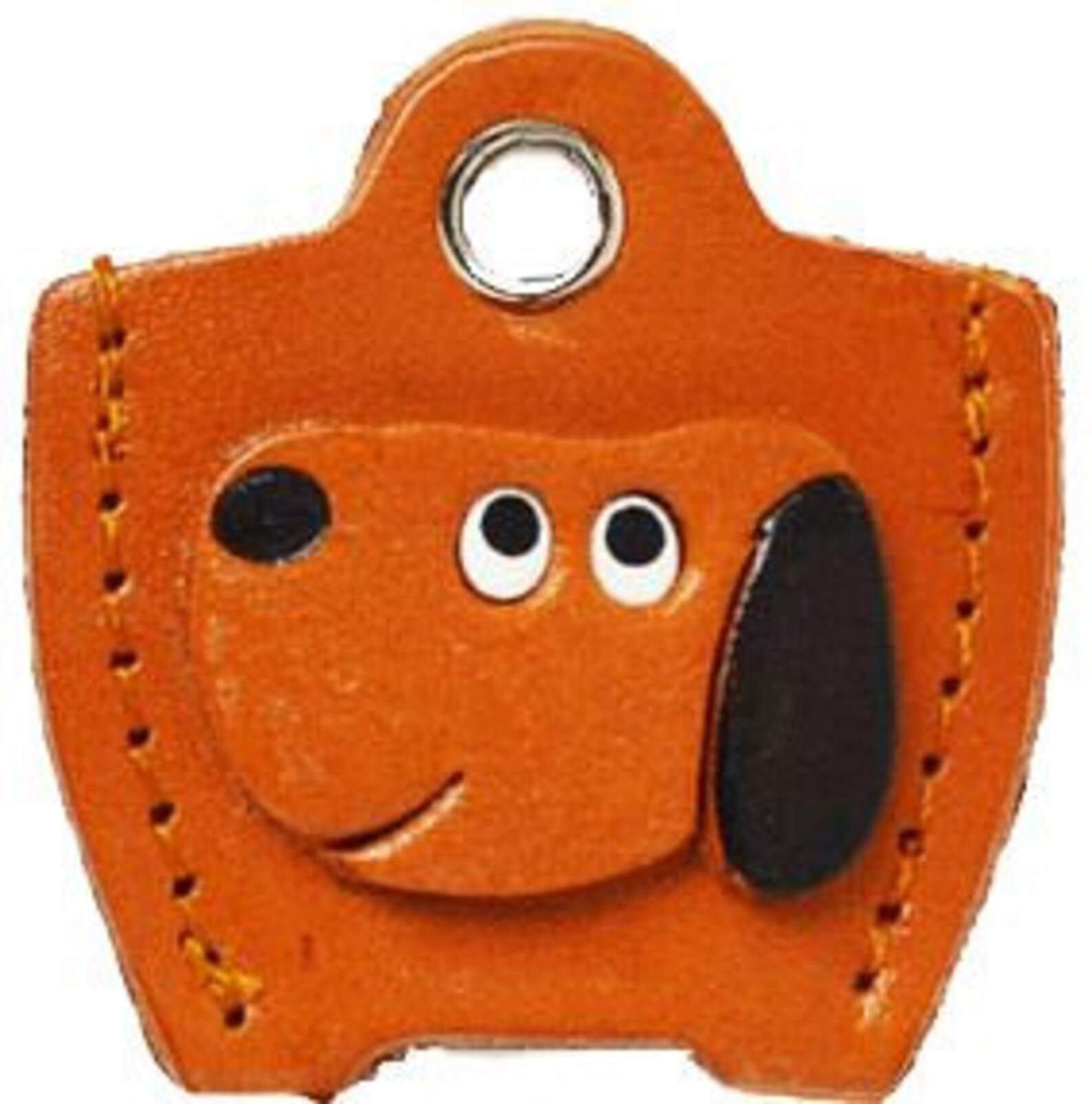 Dog 3D Leather Key Cover Cap Keychain *VANCA* Made in Japan #26552 - Etsy