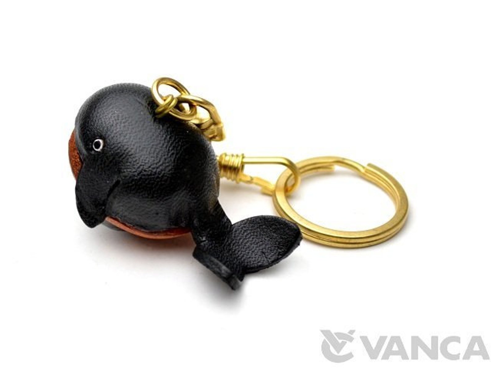 Whale 3D Leather Keychainl VANCA Made in Japan 56182 - Etsy