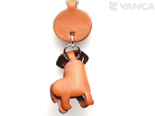 Mastiff Japanese 3D Leather Dog Keychain Keyring Purse Charm Zipper ...