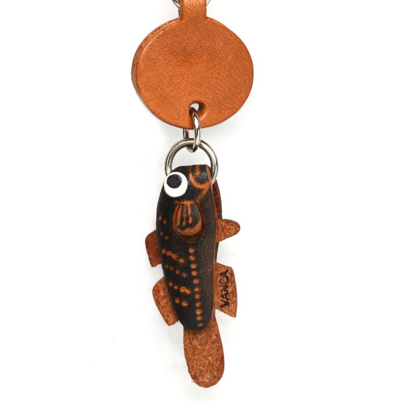 Goby 3D Leather Fish/sea Animal Keychain Keyring Purse Charm - Etsy