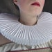 Satin Wide Ruffled Neck Ruff Tudor Inspired Historical Costume ...