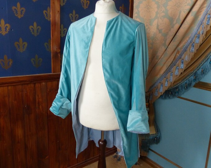 Pre Loved Theatre Costume Men's Georgian Mint Velvet Jacket - Etsy