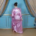 Ready to Ship Greek Tunic in Pink Satin Fabric Ancient Greek Costume ...