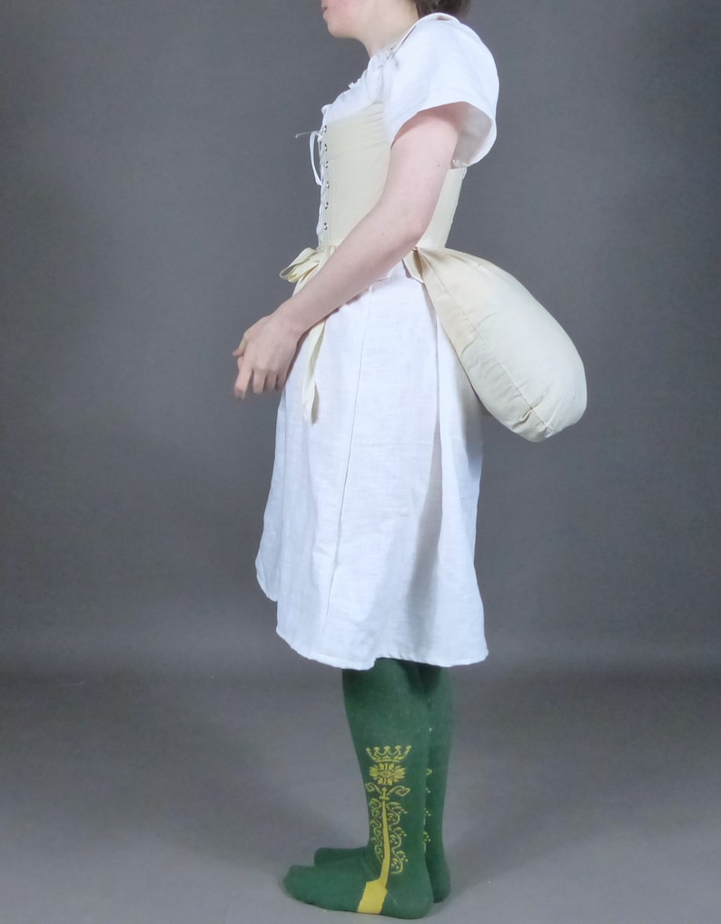 Linen 18th Century Segment Pillow Bum Roll / Hip Pad - Etsy