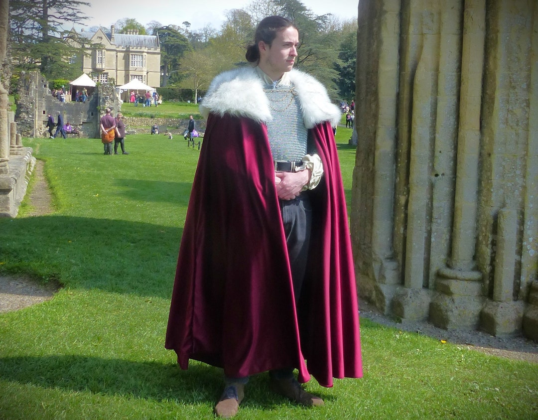 Royal Velvet Soft Luxury Faux Fur Neckline King Coronation - Etsy