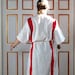 White Linen Striped Unisex Roman Tunic Historical Costume Ancient Rome ...