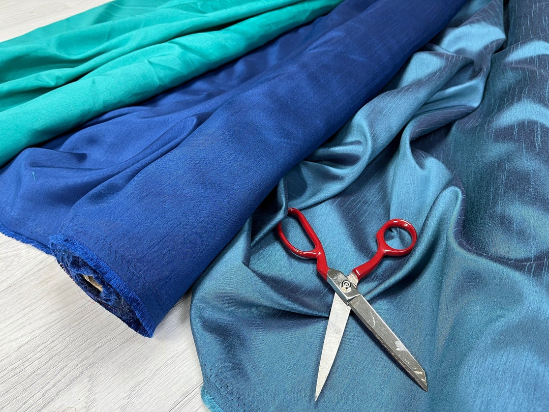 Plain Shantung Satin Polyester Fabric by the Metre for Costume and ...