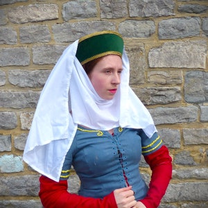 Medieval Torque Velvet Simple Headdress Historic Costume Piece Headwear ...