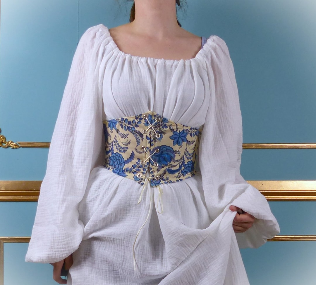 Floral Waist Belt Corset Fantasy, Medieval Renaissance Costume ...
