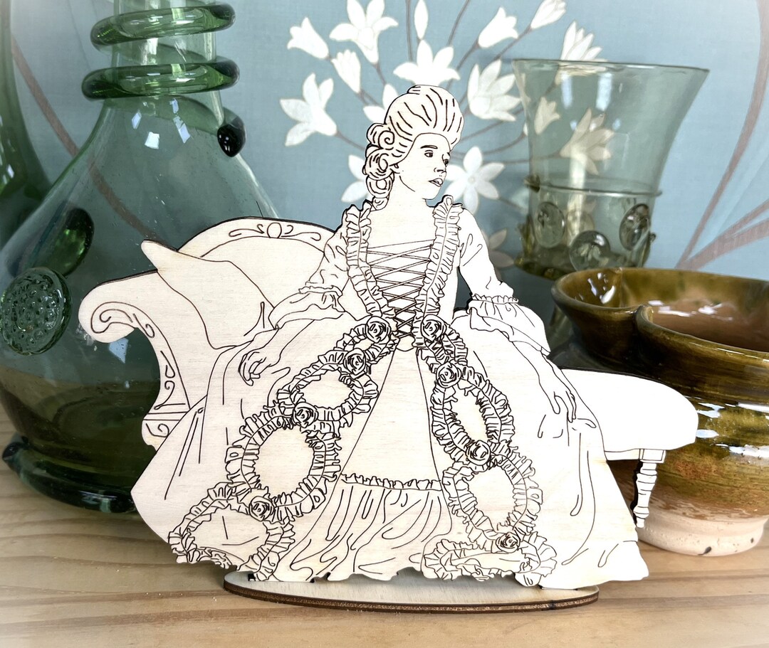 Historical Laser Cut Figures Decorative Laser Etched History Fashion ...