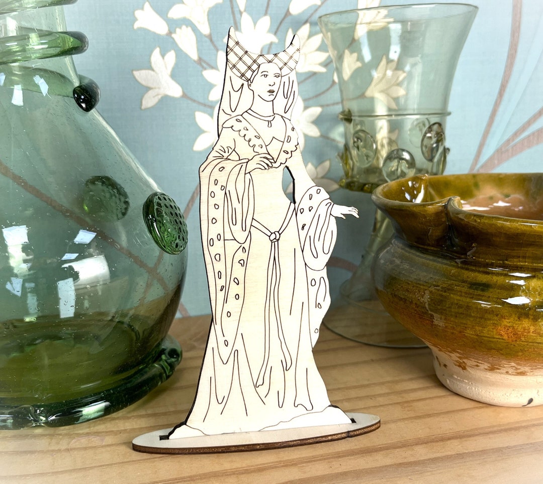 Historical Laser Cut Figures Decorative Laser Etched History Fashion ...