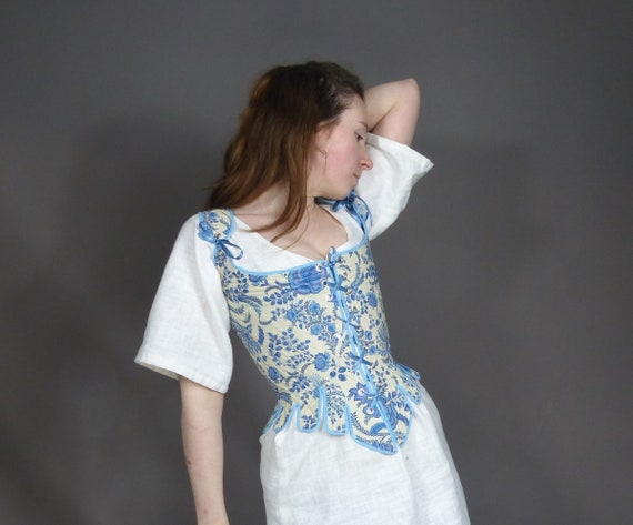 18th Century Front and Back Laced Pattern Cotton Corset Stays - Etsy