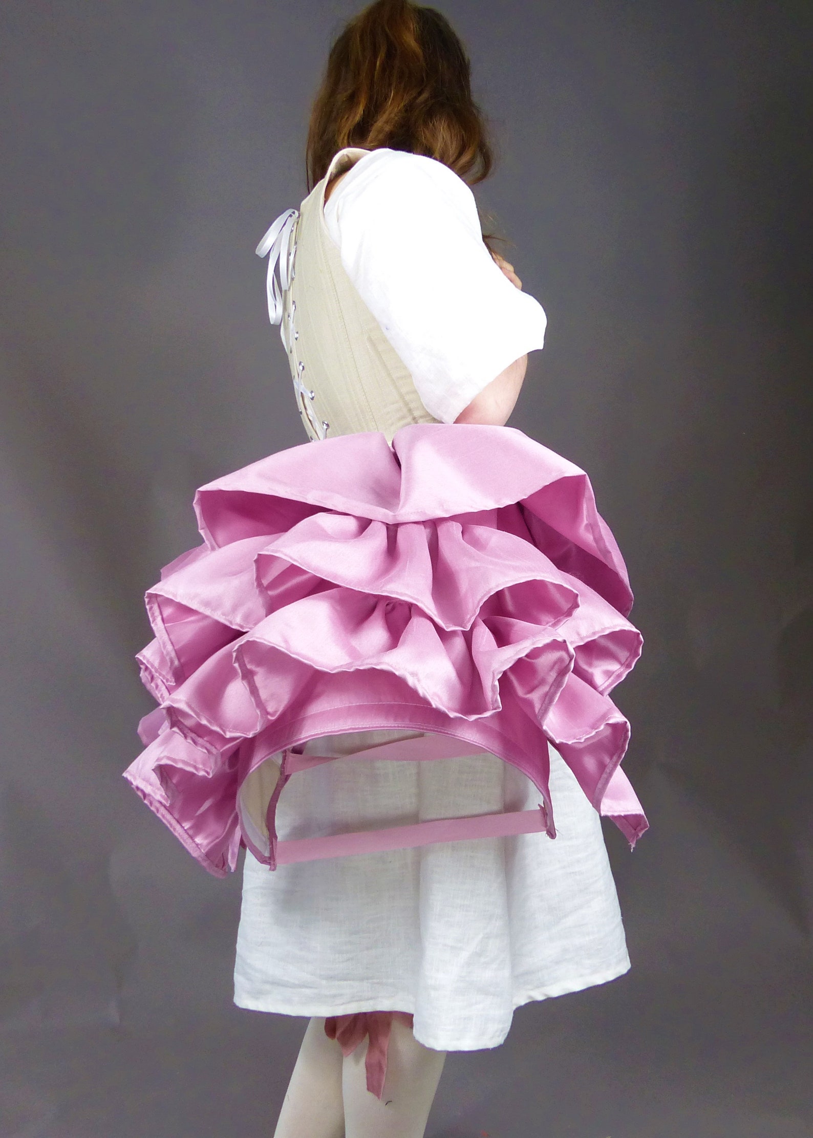 Ruffle Rococo Side Panniers 18th Century Undergarment Support - Etsy