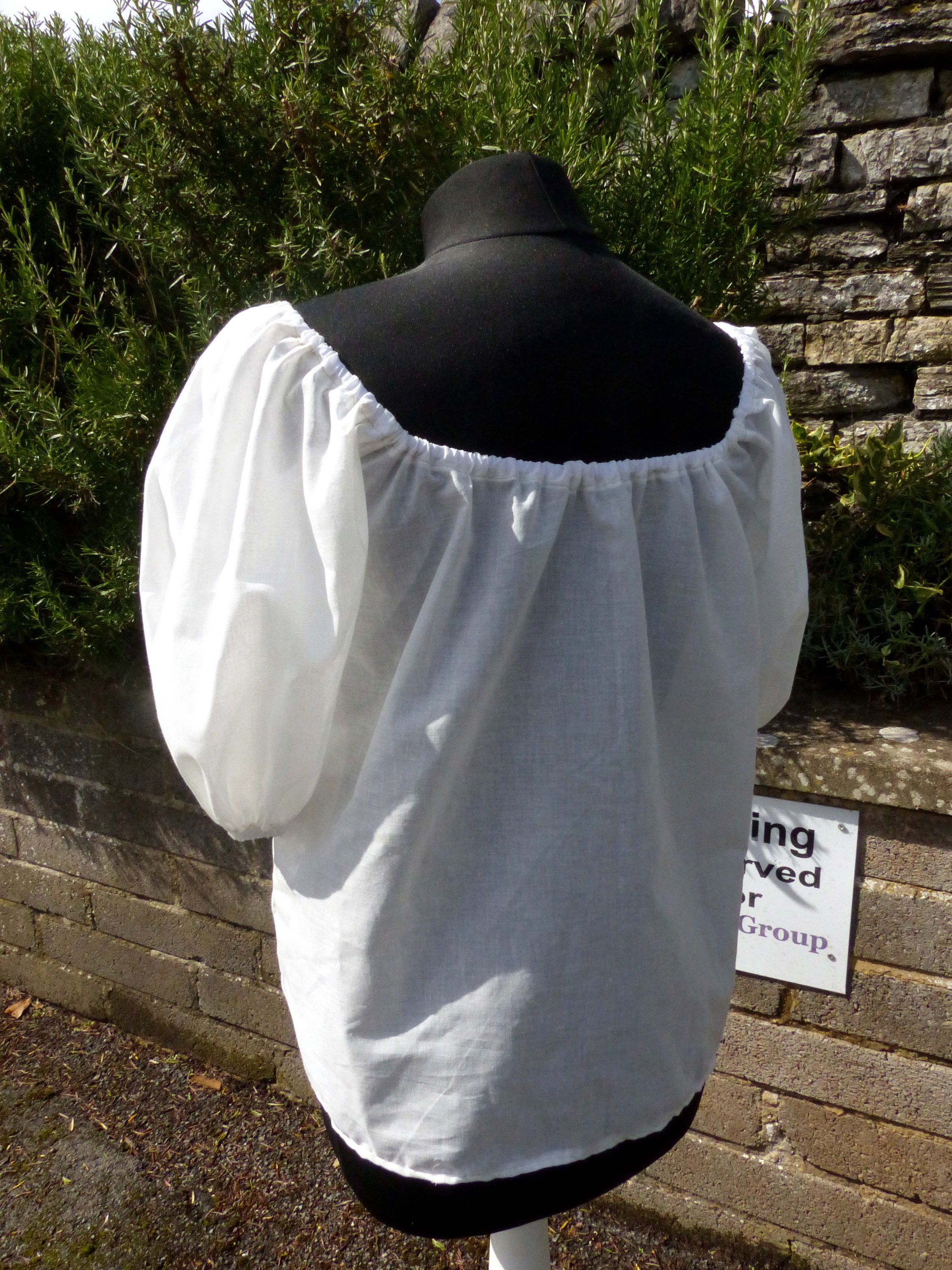 Short Sleeve Renaissance Peasant Blouse Costume Dress Up Ren | Etsy