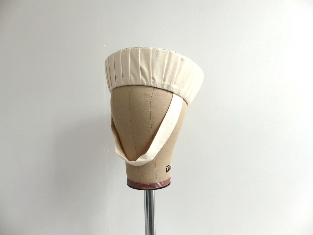 Medieval Peasants Cream Pleated Torque Costume Headdress - Etsy